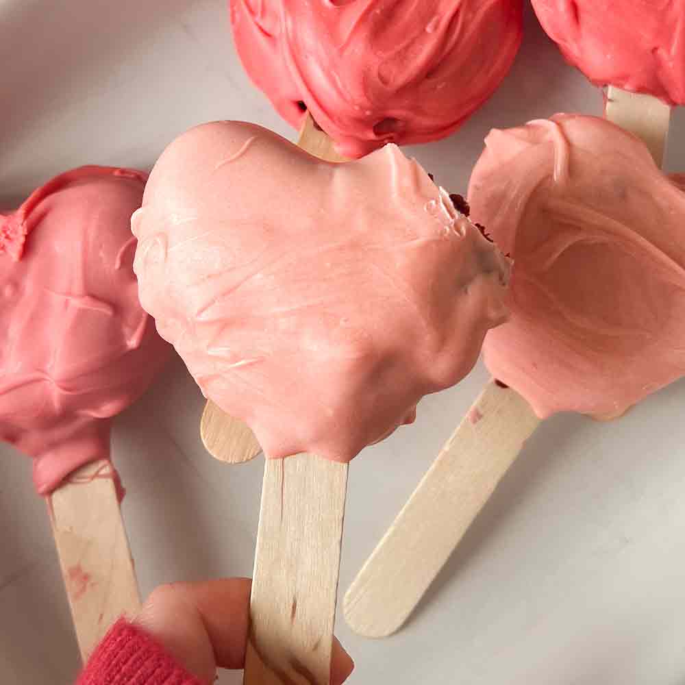 Heart Cake Pops - Flavored PB Co.